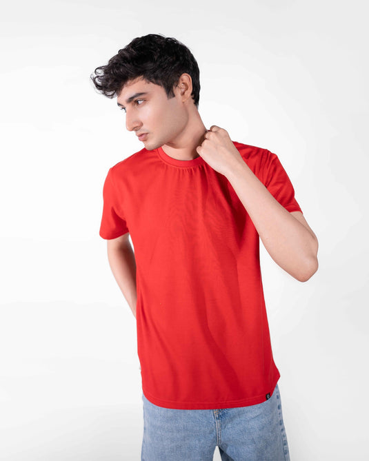 Red Basic Tee – Surteez